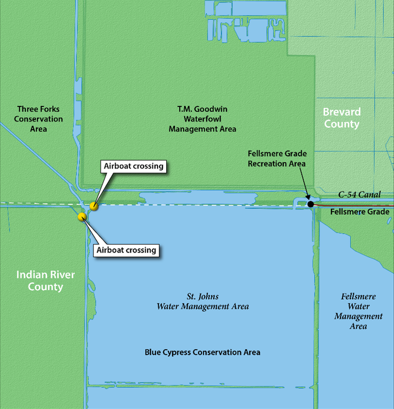 Airboat crossings closed at St. Johns Water Management Area – SJRWMD